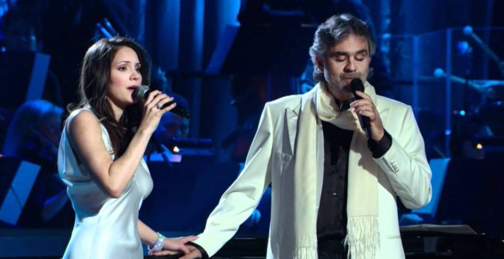 Andrea Bocelli and an American Idol star sing a prayer like no other ...